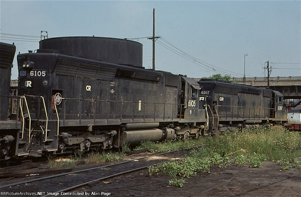 CR SD45's 6105 and 6207
